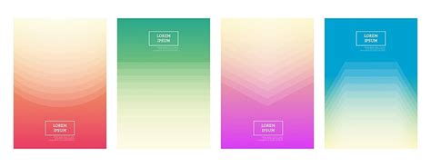 Colorful Gradient Minimal Geometric Line Pattern Background Cover Template Title Text Dynamic