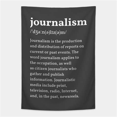 Journalism Definition By The Journalist