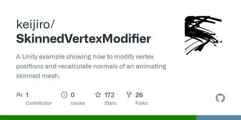 GitHub Keijiro SkinnedVertexModifier A Unity Example Showing How To Modify Vertex Positions