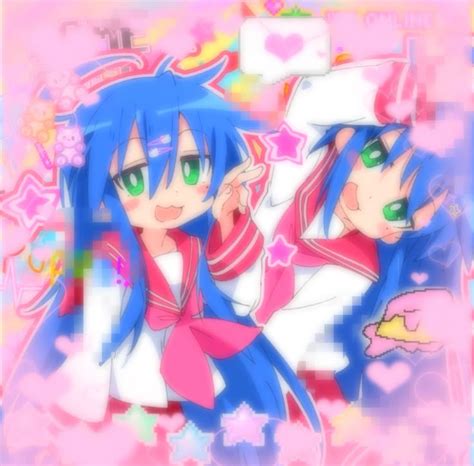 Konata Izumi ☆ Cutecore Anime Anime Poses Reference Hello Kitty
