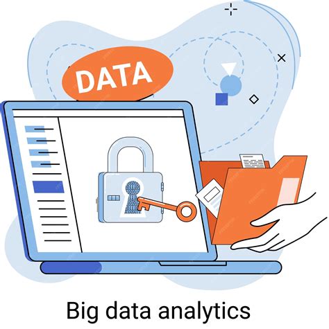 Premium Vector Big Data Analytics Process Of Analyzing Complex Data