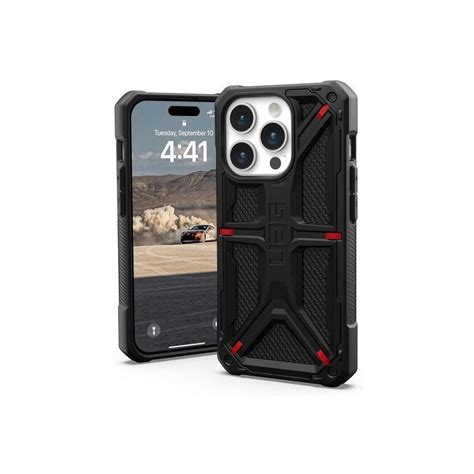 Uag Monarch Pro Kevlar Phone Case For Iphone 15 Pro Black Big W