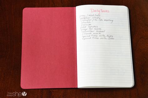 Organize Your Life With A Simple Notebook Simple Tips