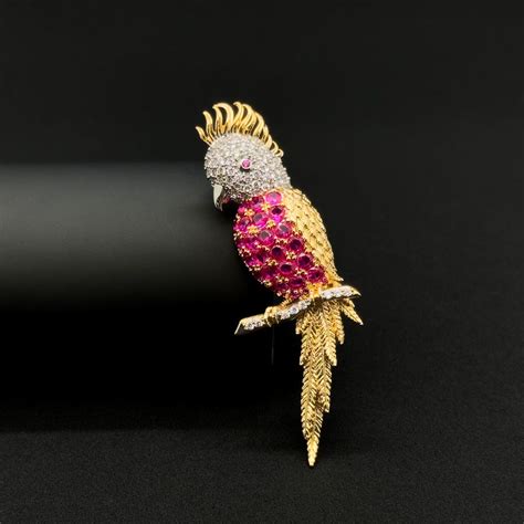 Mini Parrot Brooch 3d Bird Brooch Mini Brooch Shirt Brooch Fashion