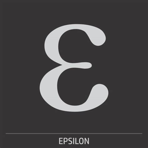 70 Epsilon Greek Letter Stock Illustrations Royalty Free Vector