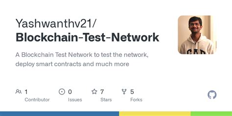 Github Yashwanthv Blockchain Test Network A Blockchain Test Network To Test The Network