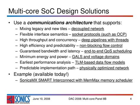 Ppt Multi Core Soc Design Is The Challenge What Is The Solution Powerpoint Presentation Id