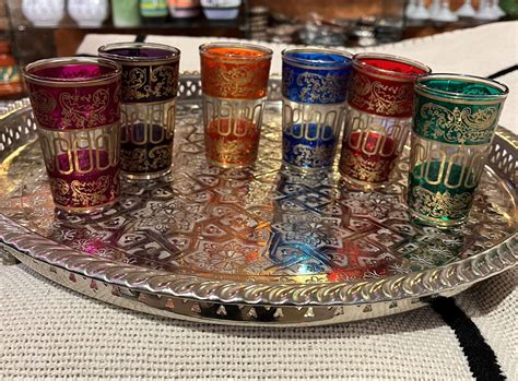 Set Of Moroccan Tea Glasses Le Marrakech Store
