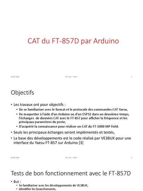 Cat Arduino Ft 857d V2 Pdf Arduino Électronique