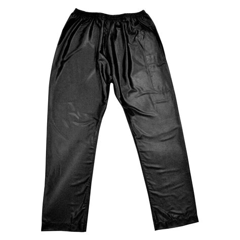Mens Black Vietnamese Cotton Silky Thobe Pant Serwal Tp002