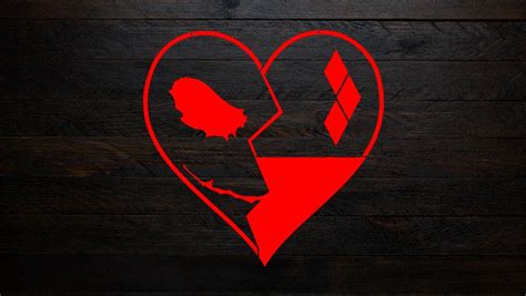 Harley Quinn And Joker Heart
