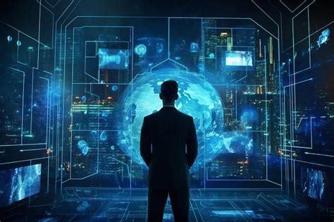 Premium Photo Ensuring Cyber Security Safeguarding Business In The