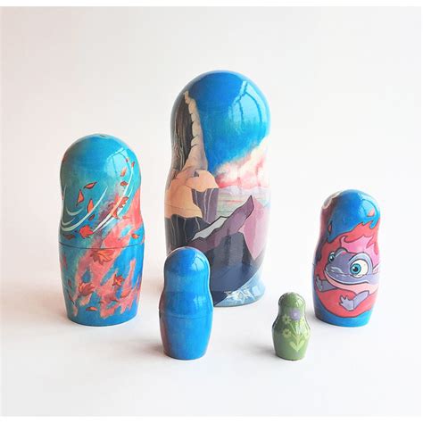 Frozen Nesting Dolls Matryoshka Cartoons Heroes Russian Wo Inspire
