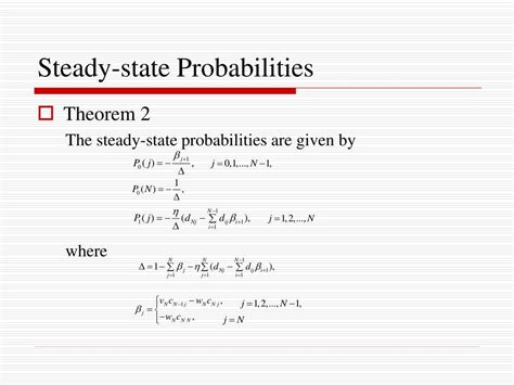 Ppt Analysis Of Mmcn Queuing System With Balking Reneging And Synchronous Vacations