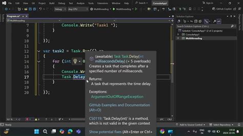 Multithreading In C Task Parallel Library In C Tpl Youtube
