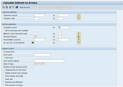 F B SAP Tcode A R Overdue Int Post With OI