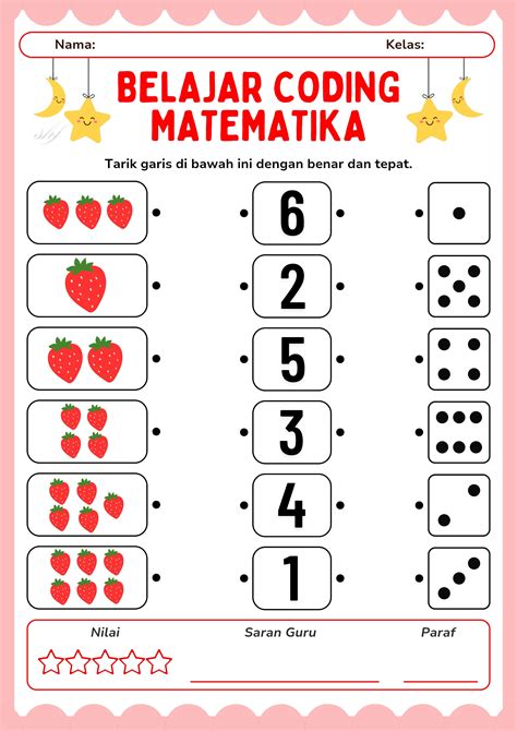 Coding Tk Di 2025 Lembar Kerja Matematika Belajar Ejaan Lembar Kerja