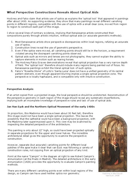 pdf what perspective constructions reveals about optical aids