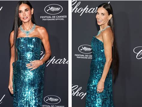 ديمى مور تخطف الأنظار أثناء حضورها الدورة الـ 77 من مهرجان كان صور