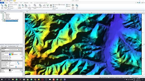 How To Create Surface Grid From Contours In Surfer Free Gis Tutorial