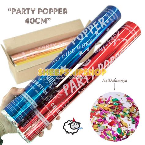 Jual Party Popper 40cm Khusus Pulau Jawa Party Poper 40cm Confetti