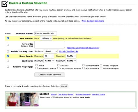 Custom Selection Wiki MyFreeCams Com
