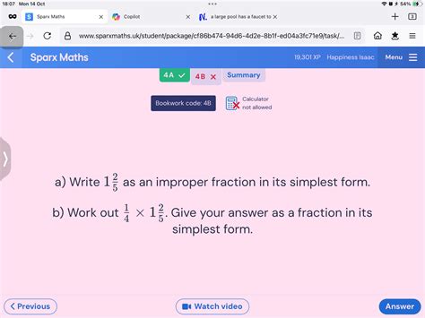Sparx Maths 19301 Mathrmxp Happiness Isaac Menu 4a 4b Summary Bookwork