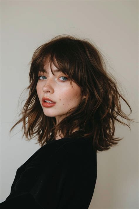 38 Awesome Medium Length Hairstyles With Bangs Every Woman Needs To Tr