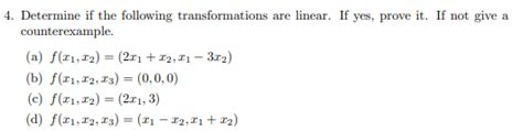 [solved] 4 Determine If The Following Transformations Ar