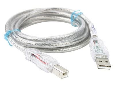 Кабель USB 2.0 LED с зеленой подсветкой, длина 2 м, экранированный, A/В ...
