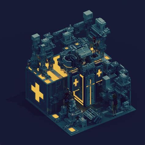 Avec Le Voxel Art Les Pixels Gagnent Une Dimension Pixel Art
