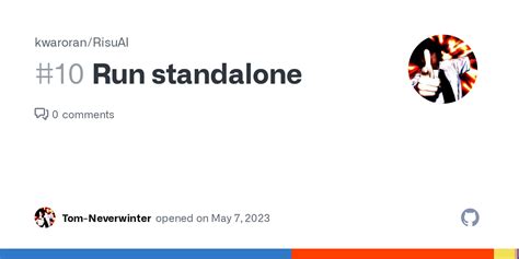 Run Standalone · Issue 10 · Kwaroranrisuai · Github