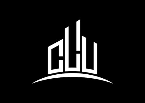 Premium Vector Letter Clu Building Vector Monogram Logo Design