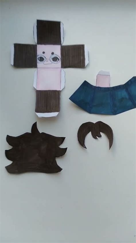 сделала мини версию себя потому что не было принтера сделать мисс циркуль фигурка миния я