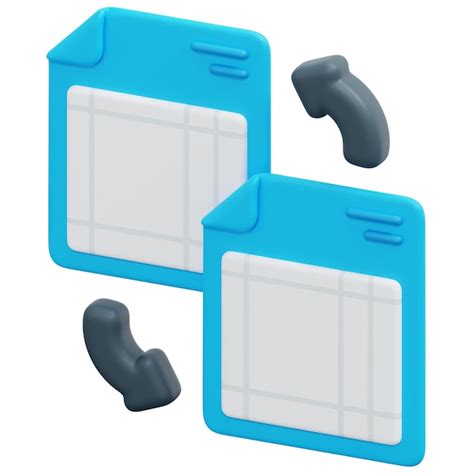 Premium Psd Document 3d Render Icon Illustration