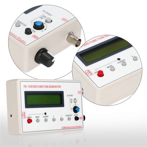 1hz 500khz dds functional signal generator sine square triangle