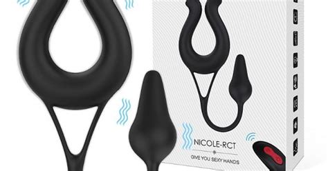 Plug Anal Com Vibro E Anel Peniano Nicole