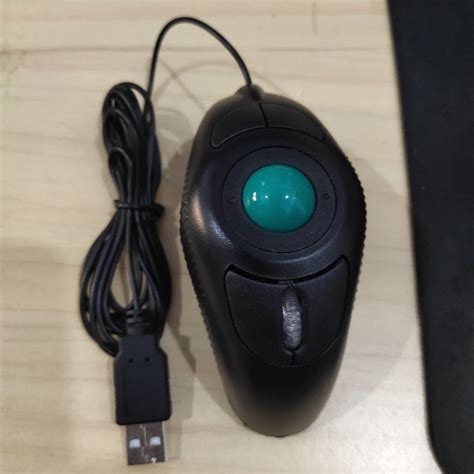 Jual New Wired Finger Handheld USB Trackball Mouse Scroll PC Laptop Desktop Shopee Indonesia