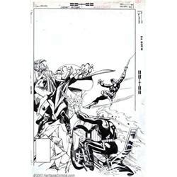 Gil Kane And Klaus Janson Original Cover Art For Ghost Rider 20