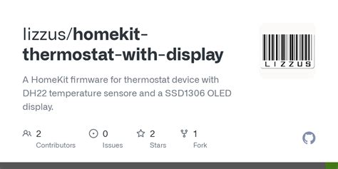 GitHub Lizzus Homekit Thermostat With Display A HomeKit Firmware For Thermostat Device With
