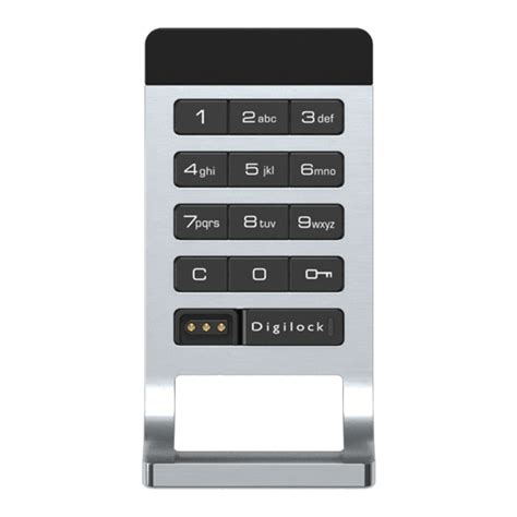 Digilock Curve Product Manual Pdf Download Manualslib