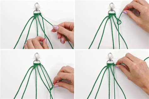 macrame keychain how to make macrame keychains