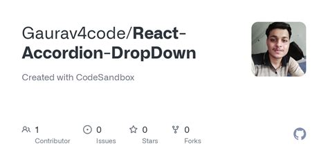 Github Gaurav4codereact Accordion Dropdown Created With Codesandbox