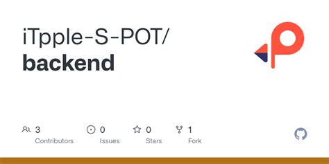 GitHub ITpple S POT Backend