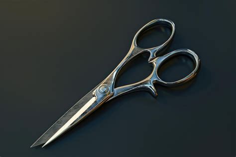 A Close Up Of A Pair Of Scissors On A Table Suitable For Various Design Projects Premium Ai