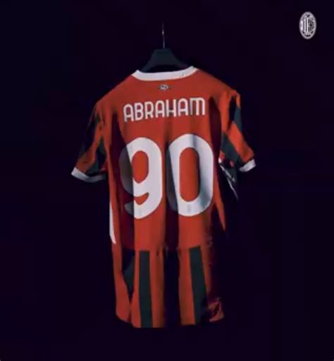 شماره پیراهن تامی آبراهام در میلان مشخص شد عکس طرفداری