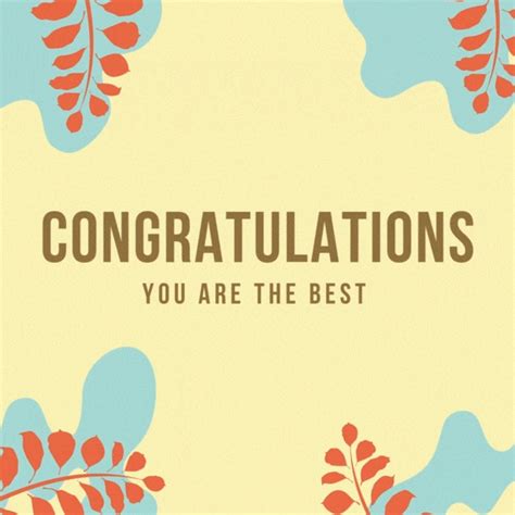  Congratulations