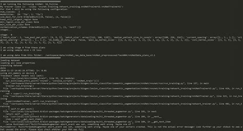 MultiThreadedAugmenter Error Issue MIC DKFZ NnUNet GitHub
