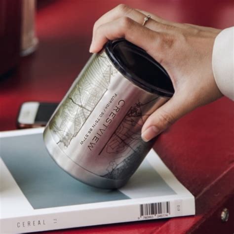 Crestview Florida Engraved Map Insulated Cup — Jace Maps