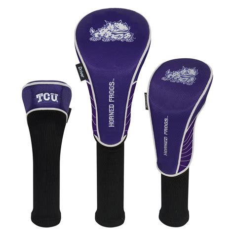 Texas Christian Horned Frogs Set Of Three Headcovers